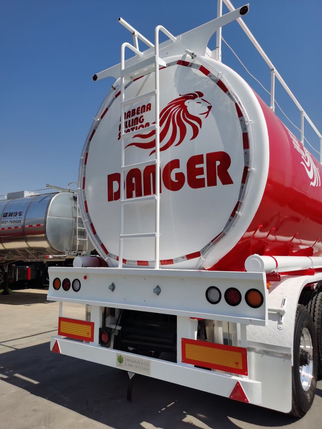 40 feet 3 axle aluminum storage water Oil Tank Trailer from China ...