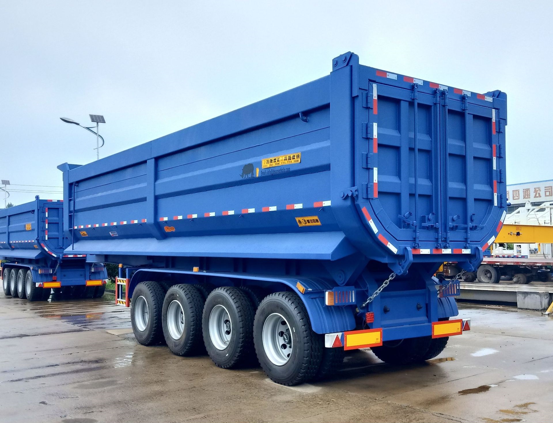 Self Contained High Capacity Mining Dump Semi Trailer From China Self Contained High Capacity Mining Dump Semi Trailer From China